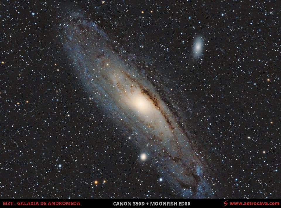 La galaxia de Andrómeda - M31
